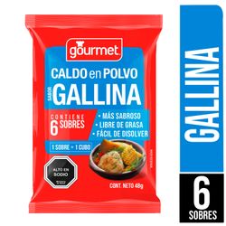 Caldo En Polvo Sabor Gallina 80 G Gourmet